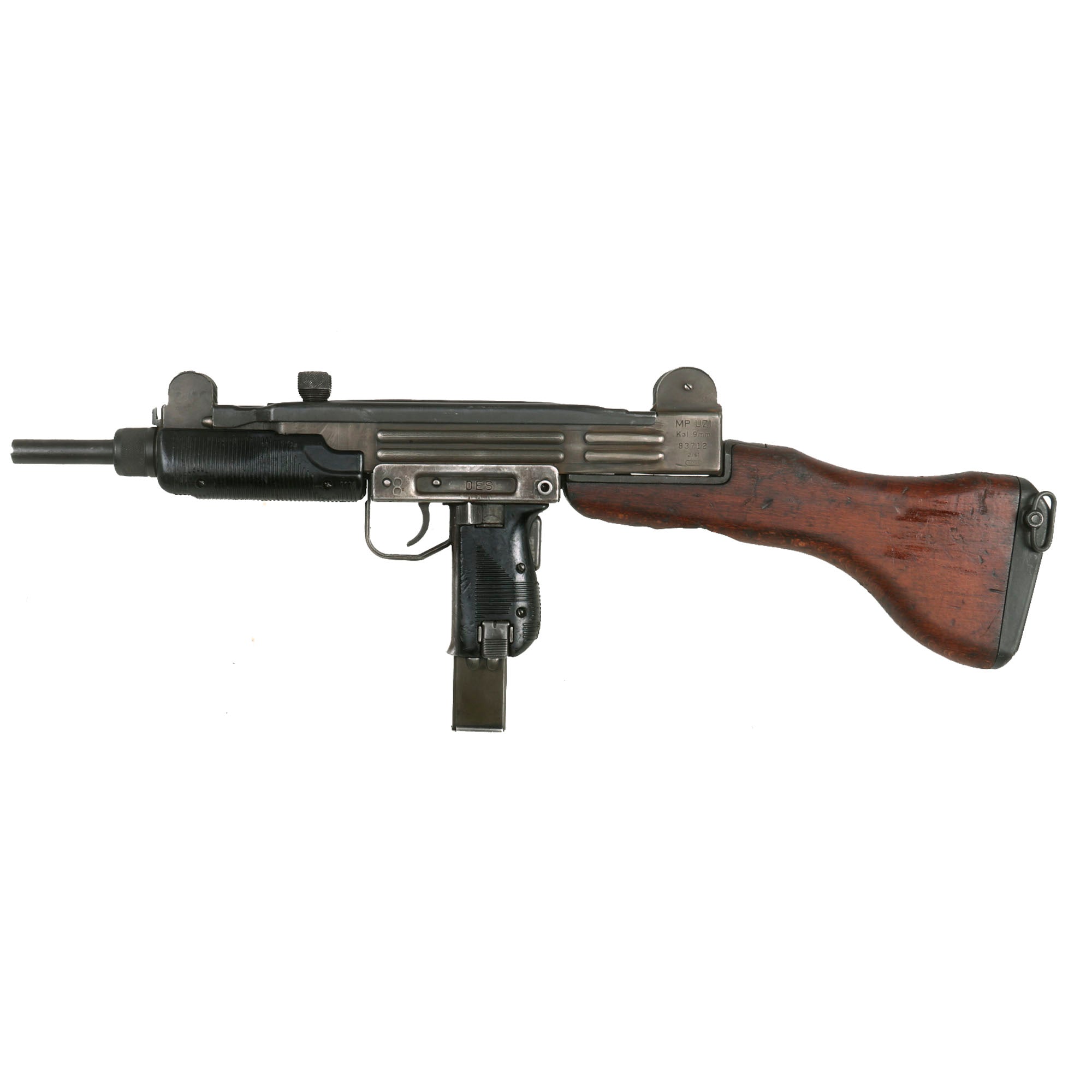 Original Israeli Six-Day War UZI Display Submachine Gun dated 1961 wit ...