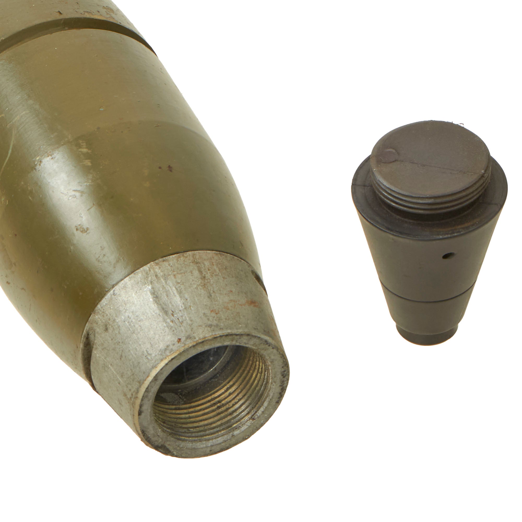 Original U.S. Vietnam War Inert M374A1 Practice HE 81mm Mortar Round ...