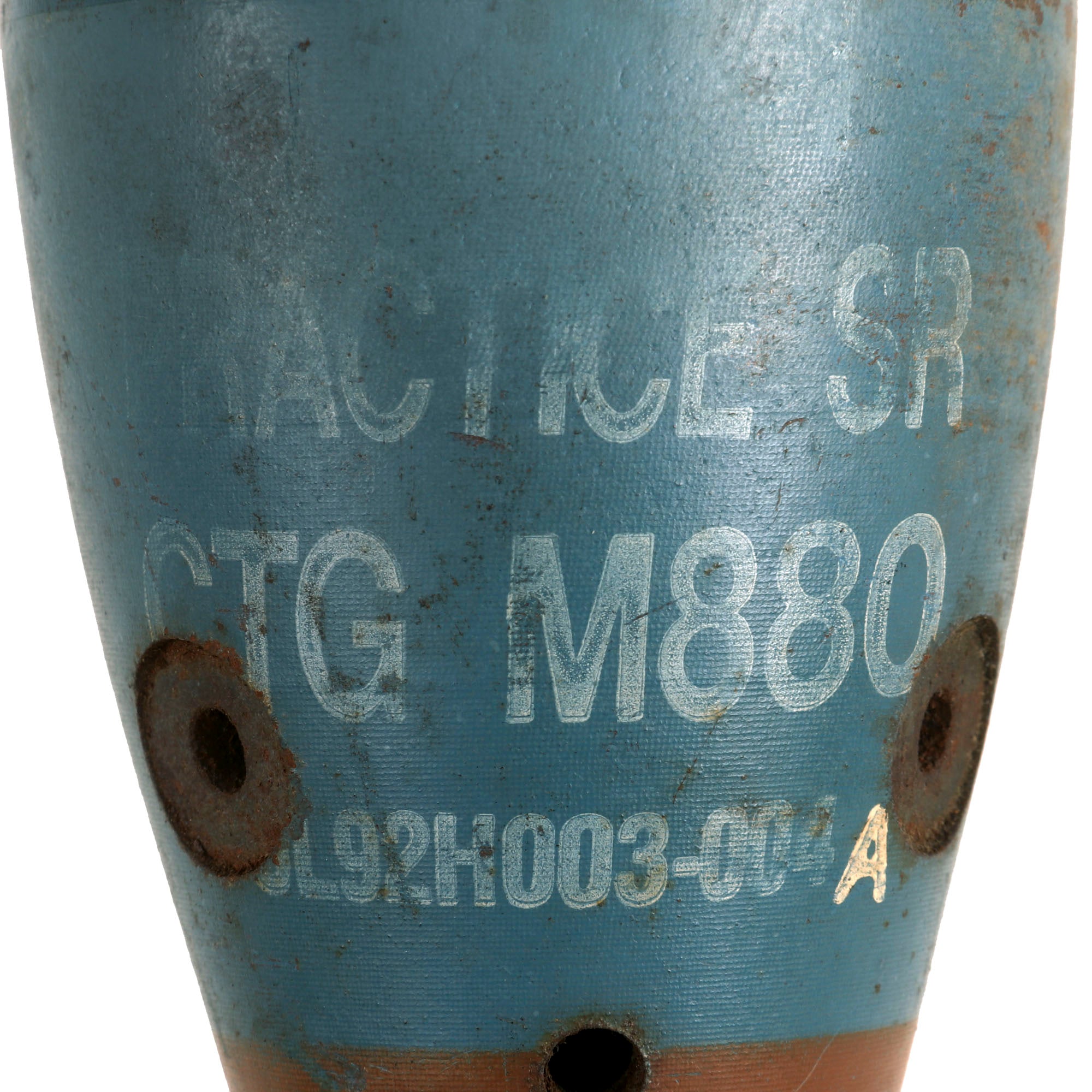 Original U.S. Gulf War Inert 81mm Target Practice M880 Short Range Tra ...