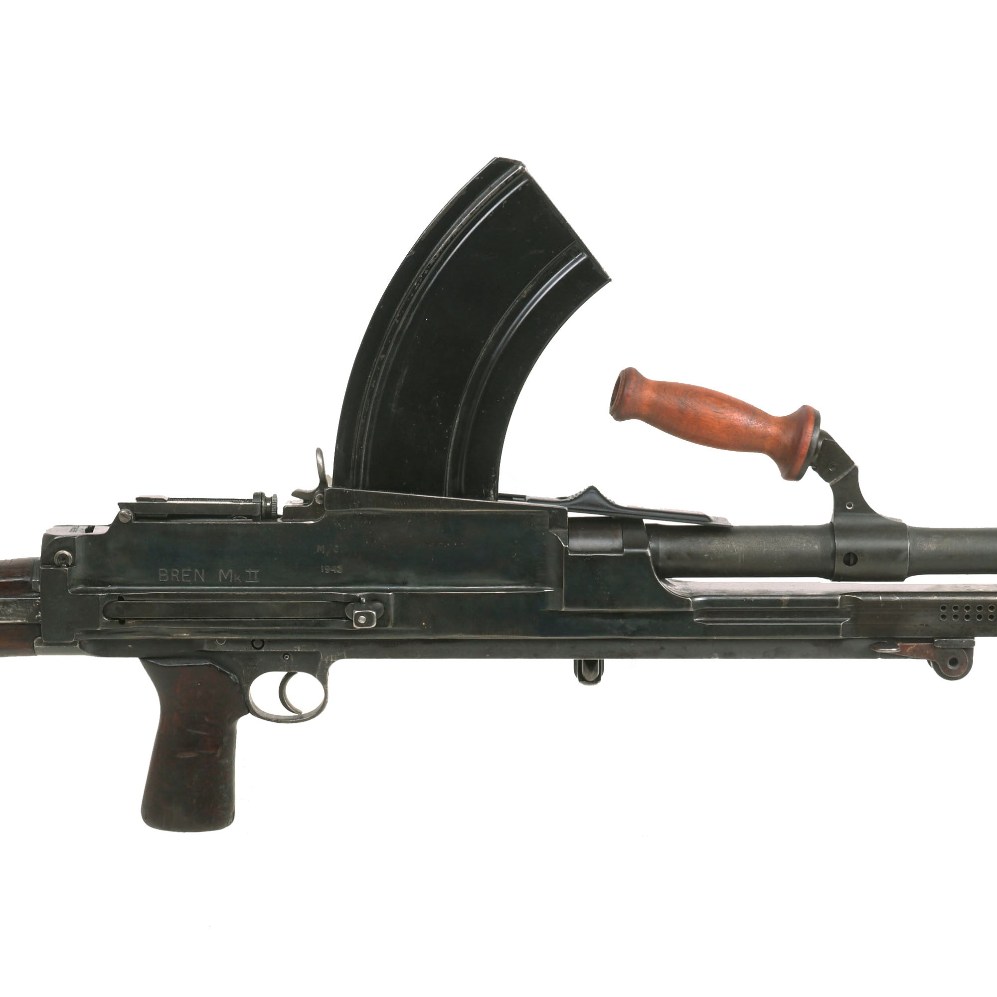 Original British WWII 1943 Dated Bren MkII Display Light Machine Gun b ...