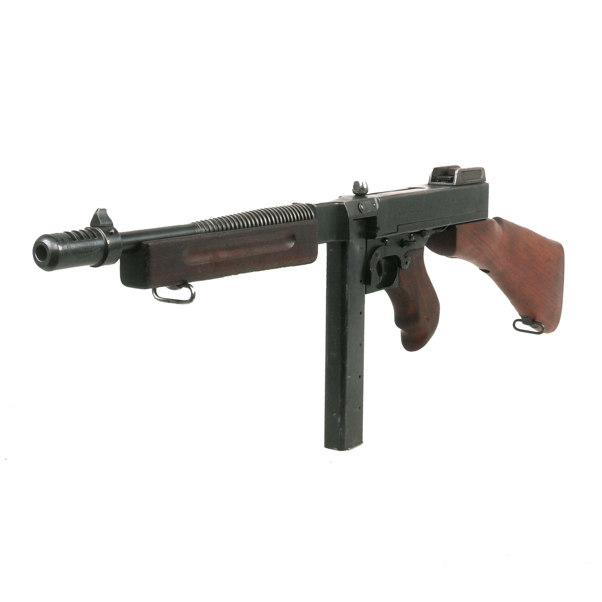 Original U.S. WWII Thompson M1928A1 Display Submachine Gun Serial NO.S ...