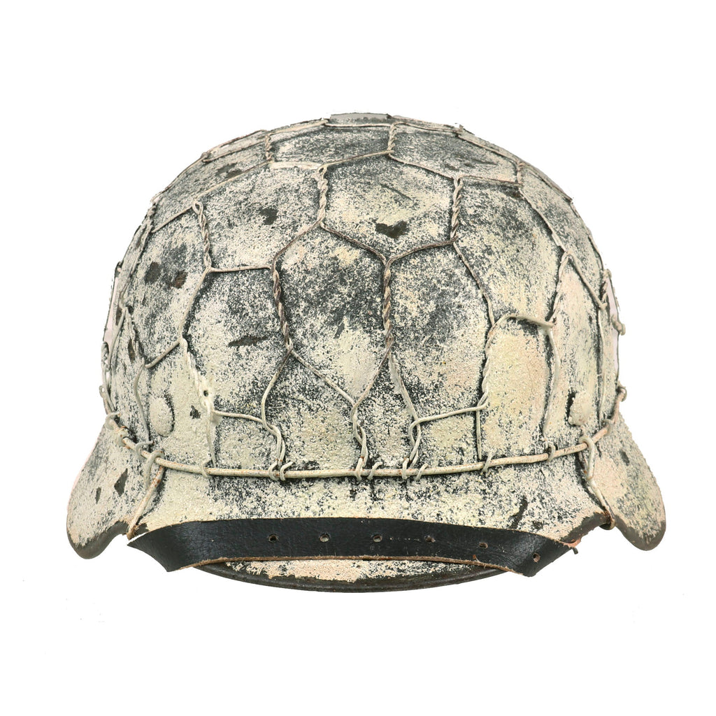 Original German WWII Refurbished M40 SS Battle of Leningrad Textured W ...