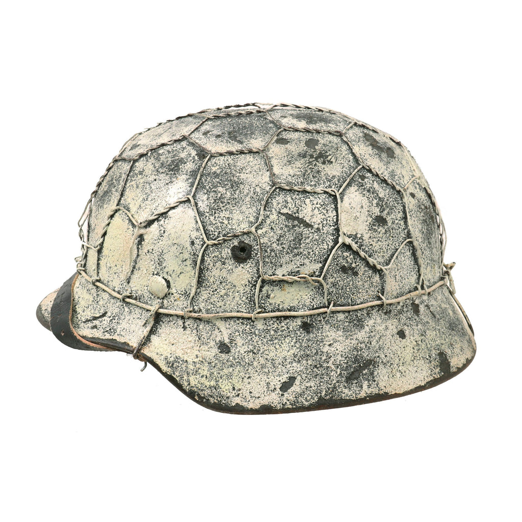 Original German WWII Refurbished M40 SS Battle of Leningrad Textured W ...