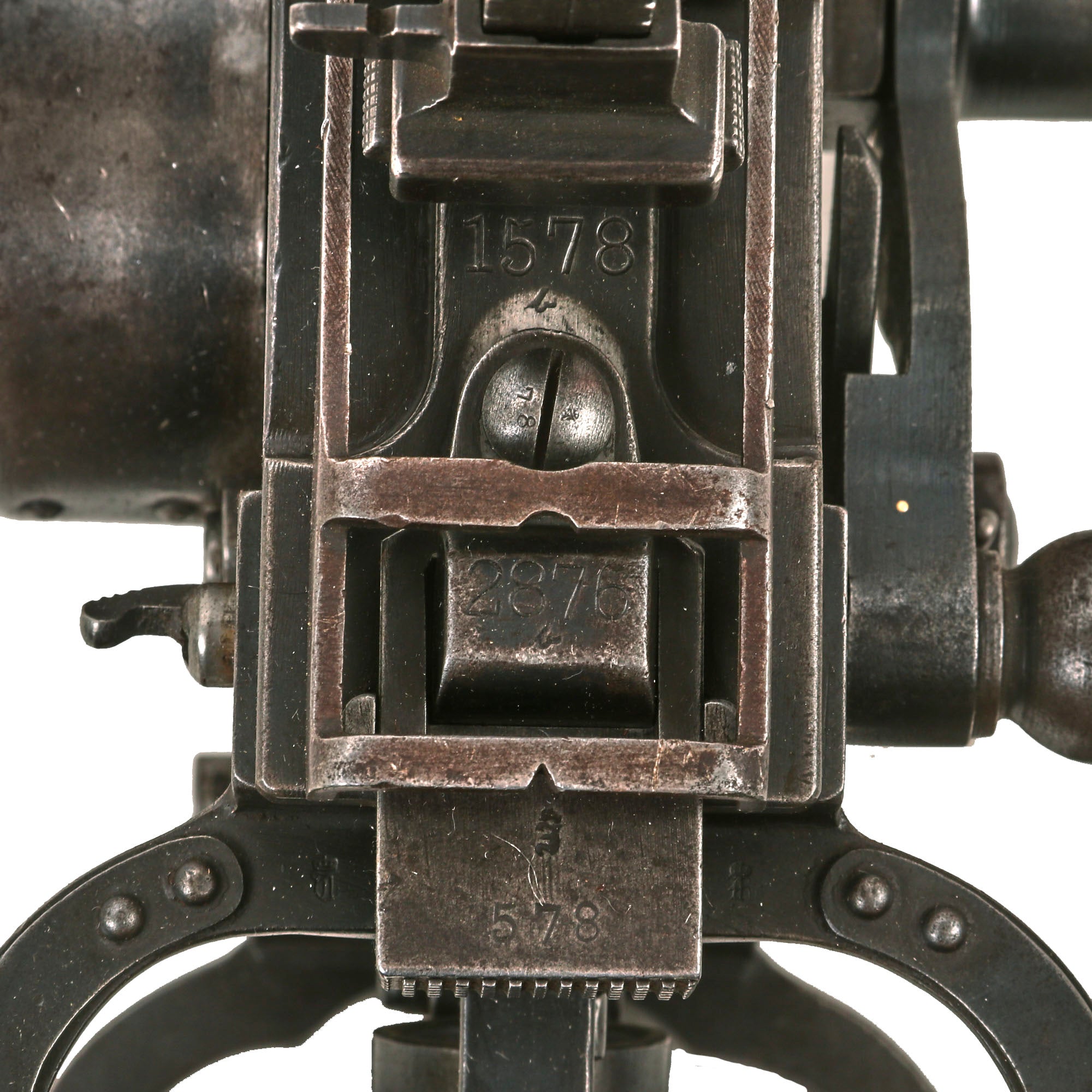 Original German WWI Maxim MG 08 Display Machine Gun by Spandau with Tr ...