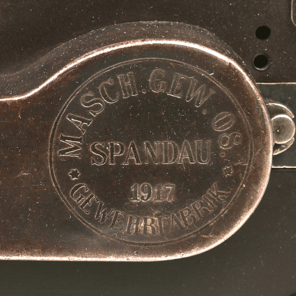 Original German WWI Maxim MG 08 Display Machine Gun by Spandau with Tr ...