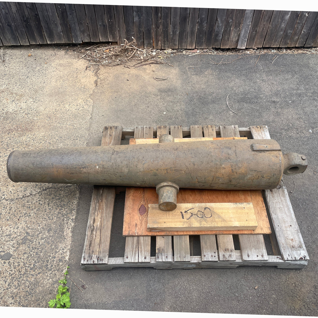 Original 19th Century Muzzle Loading 6-Pounder Iron Cannon ...