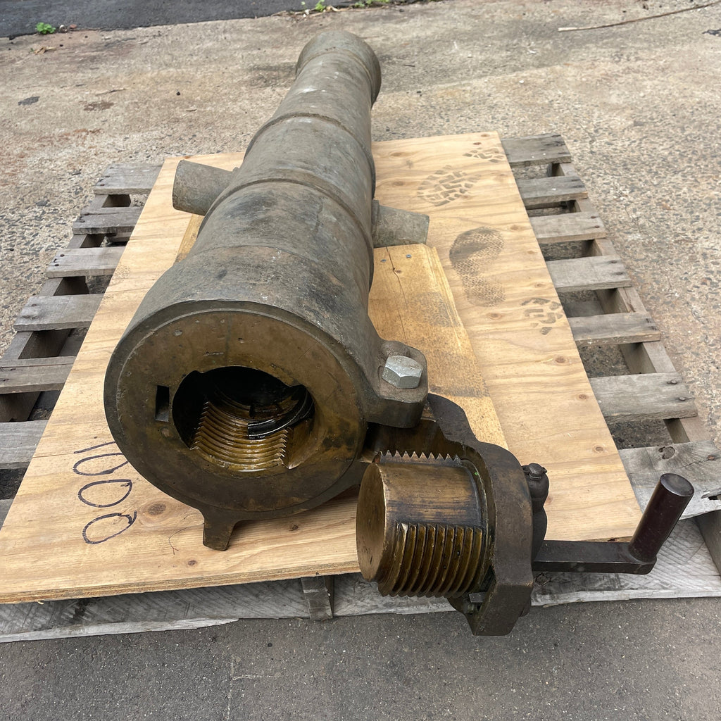 Original British 18th Century Bronze 6-Pounder Cannon Converted to Pat ...