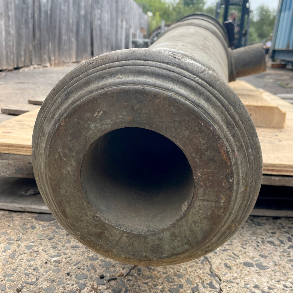 Original British 18th Century Bronze 6-Pounder Cannon Converted to Pat ...