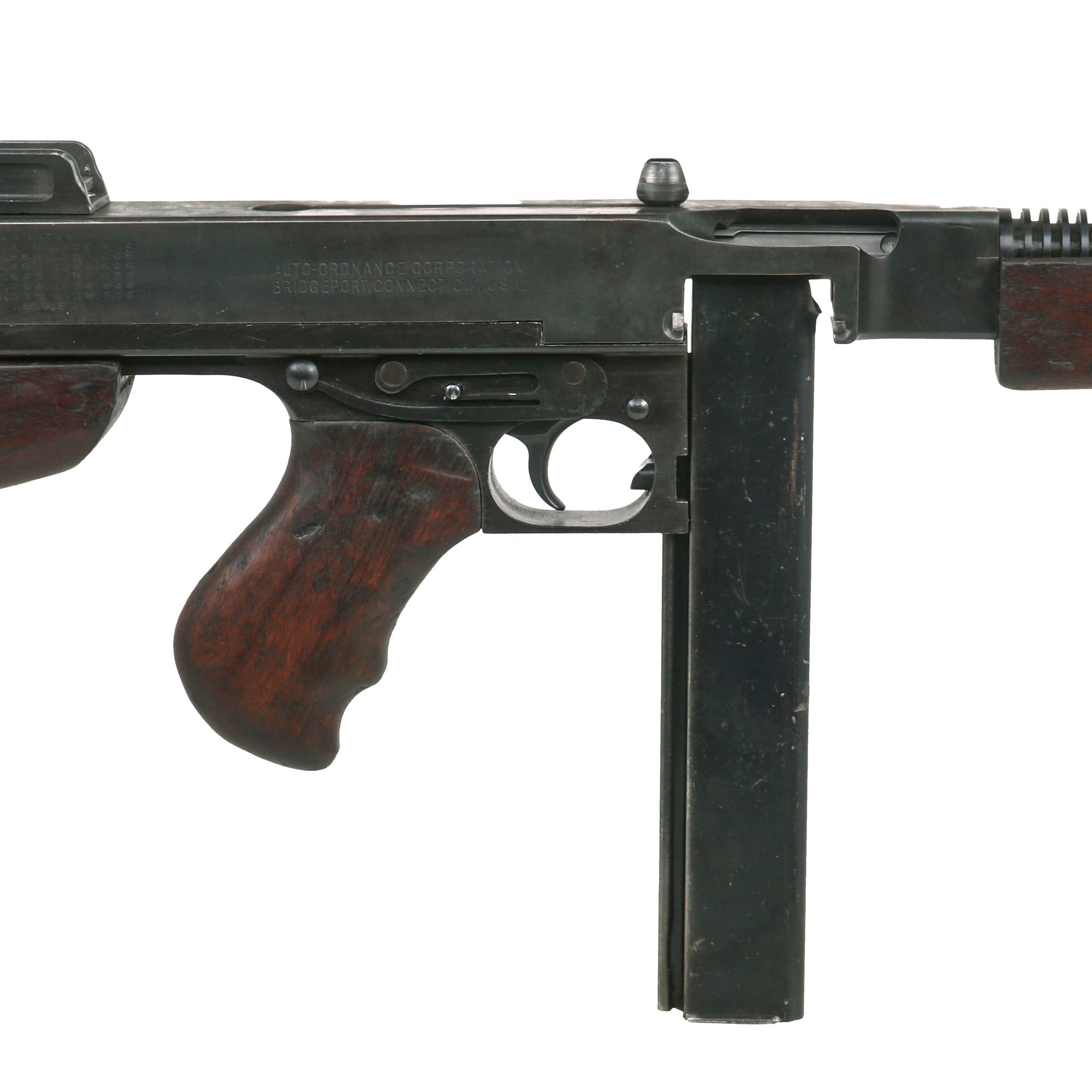 Original U.S. WWII Thompson M1928A1 Display Submachine Gun Serial NO.S ...