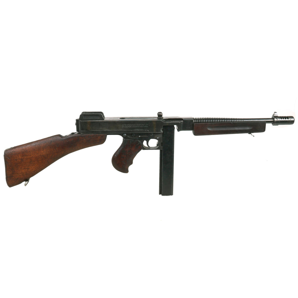 Original U.S. WWII Thompson M1928A1 Display Submachine Gun Serial NO.S ...