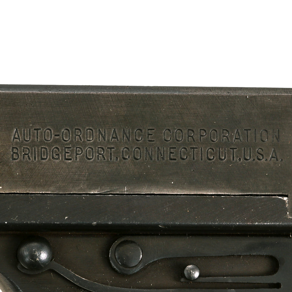 Original U.S. WWII Thompson M1928A1 Display Submachine Gun Serial NO.S ...