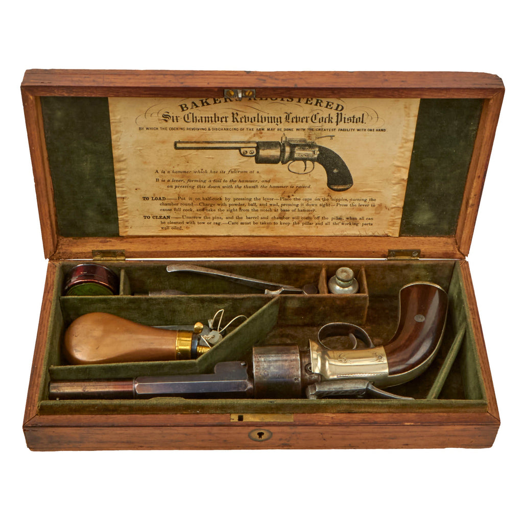 Original British Victorian Nickel Silver Framed Thomas K. Baker Longsp ...