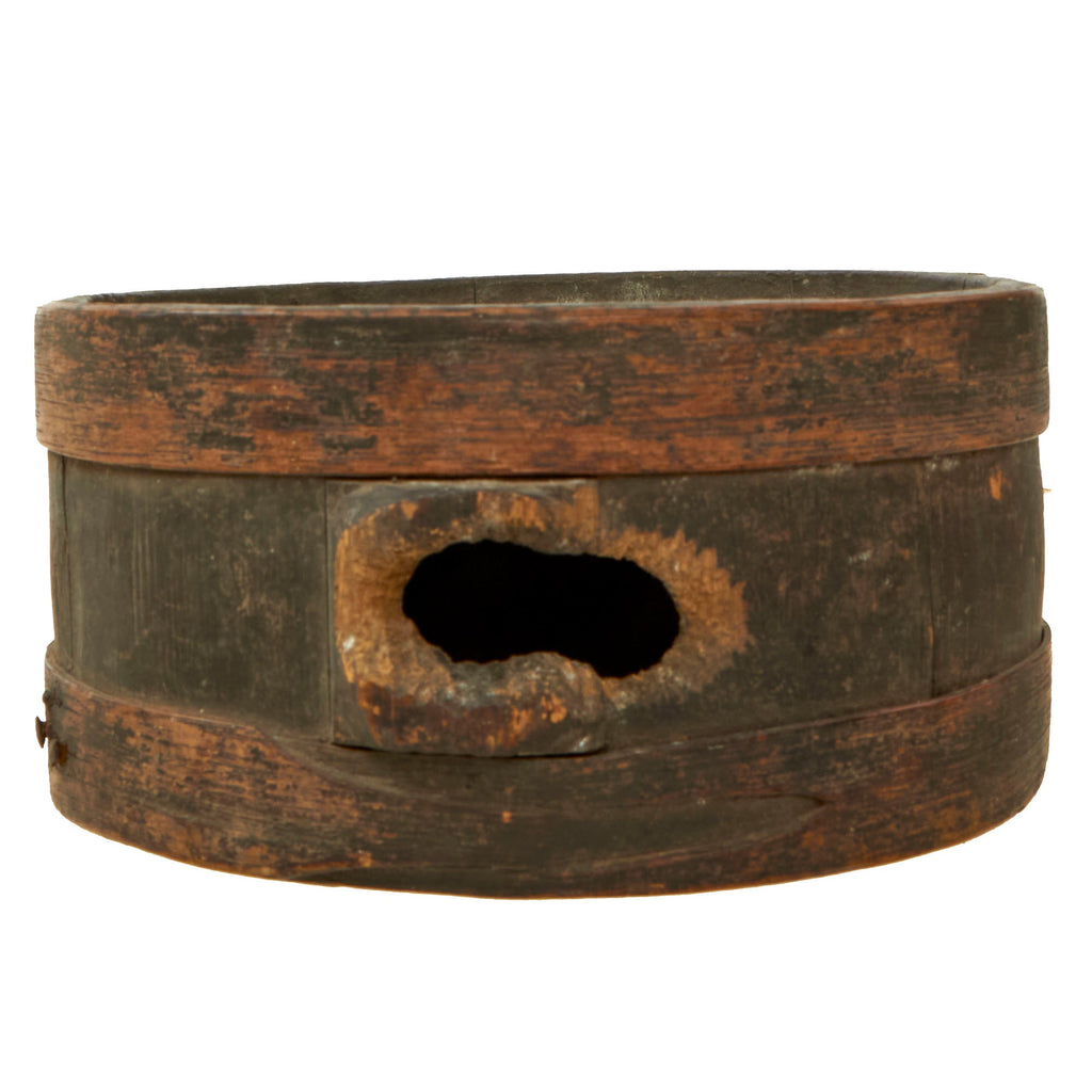 Original U.S. American Revolutionary War Stave Construction Canteen wi ...