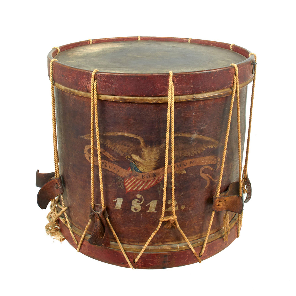 Original U.S. War of 1812 Named & Painted Military Field Drum by Abner ...