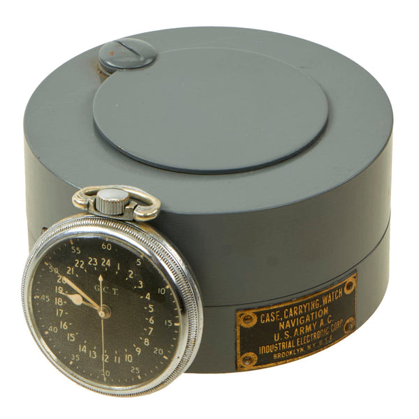 Original WWII USAAF 1942 Hamilton AN5740 G.C.T Navigator Pocket Watch ...