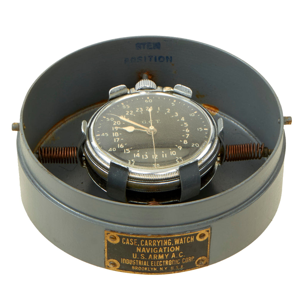 Original WWII USAAF 1942 Hamilton AN5740 G.C.T Navigator Pocket Watch ...