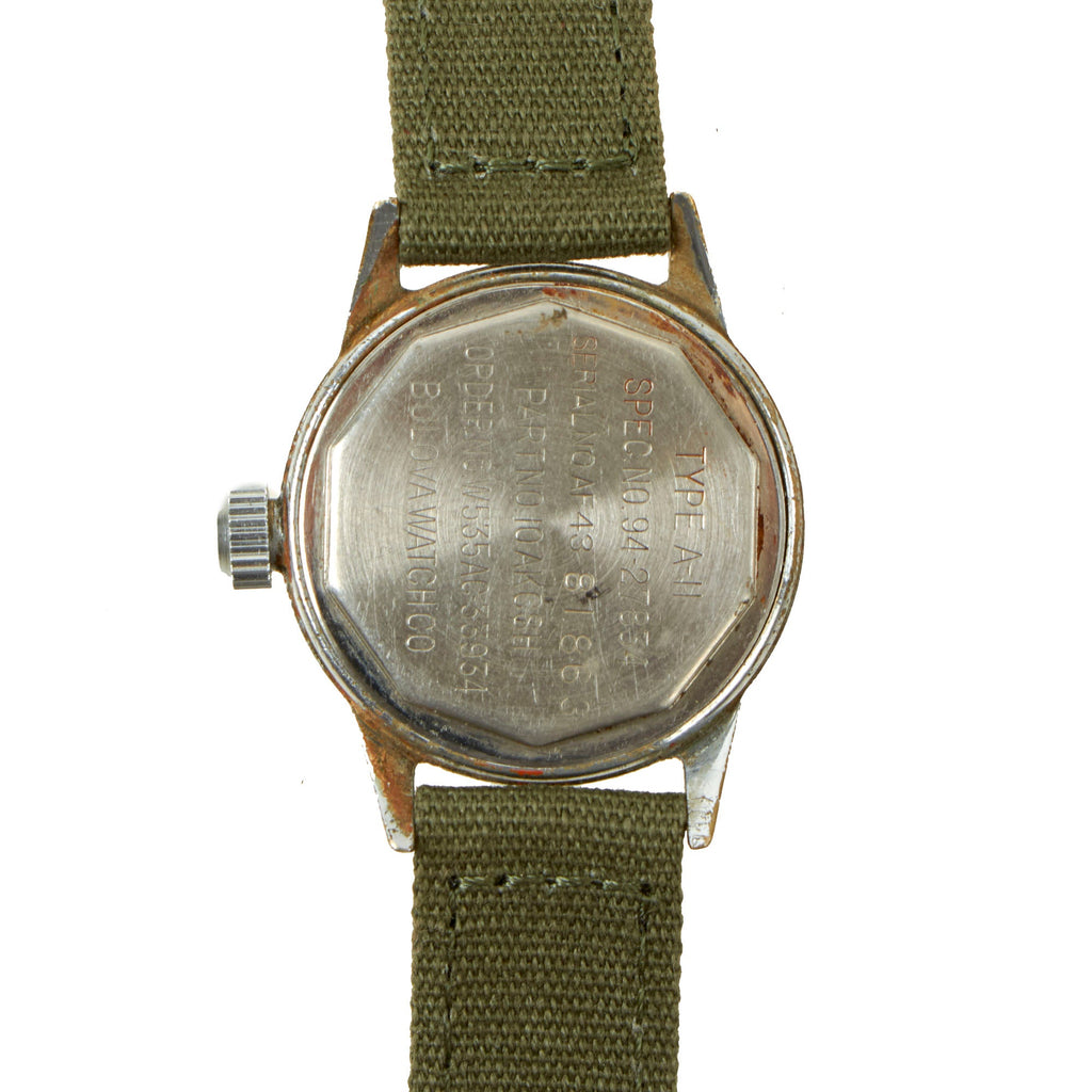 Original U.S. WWII 1943 Type A-11 USAAF Wrist Watch by Bulova - Fully ...