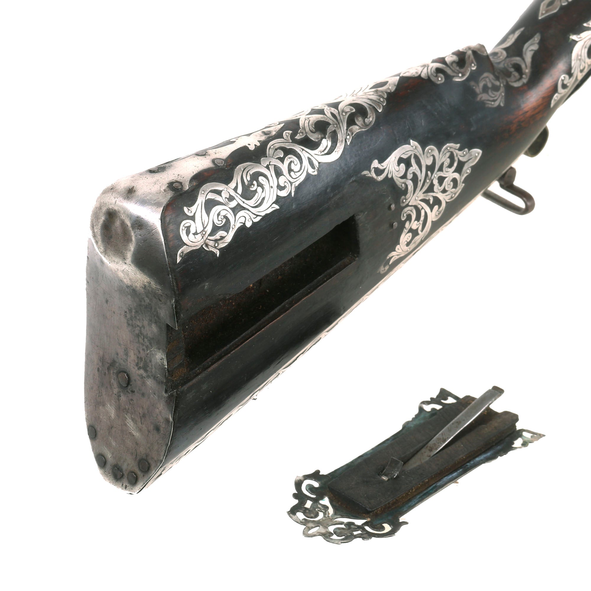 Original Late 18th Century Ottoman Empire Ornate Germanic Silver Decor ...