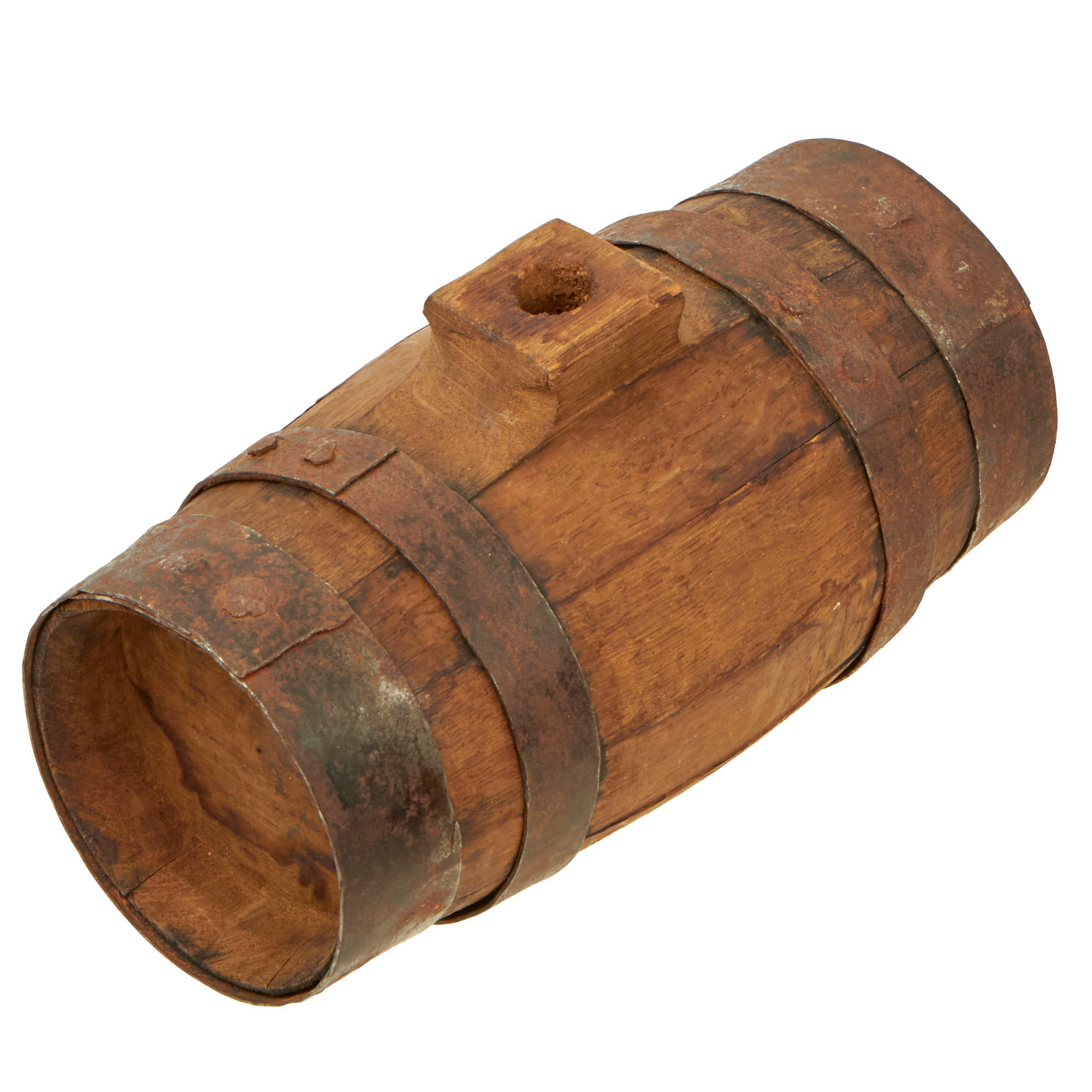 Original U.S. Late 18th Century Soldier's Wood Barrel Canteen or Rumme ...