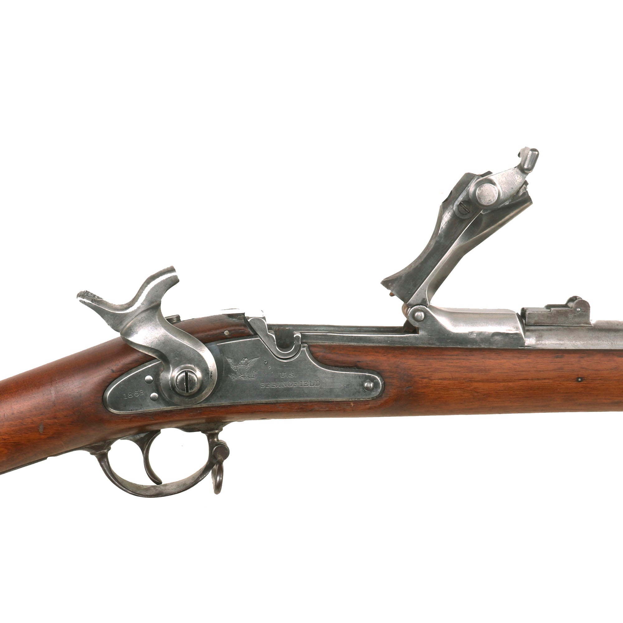 Original U.S. Civil War Springfield M-1863 Rifle Converted to M-1868 T ...