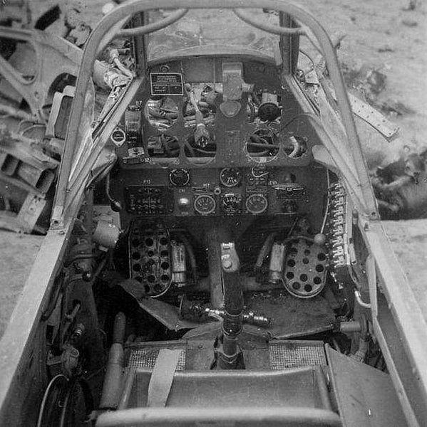 Original German WWII Luftwaffe Messerschmitt Bf 109 KG12 A Control Sti ...