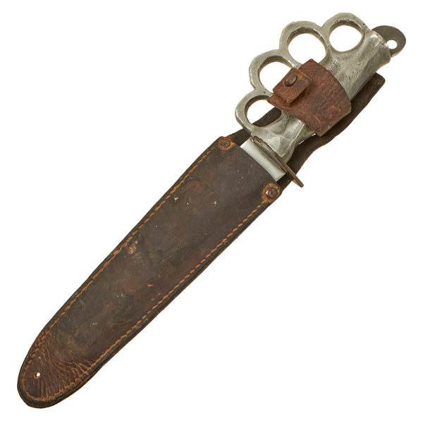 Original U.S. WWII Heavy Lead Cast Theater-Made Knuckle Knife with Cus ...