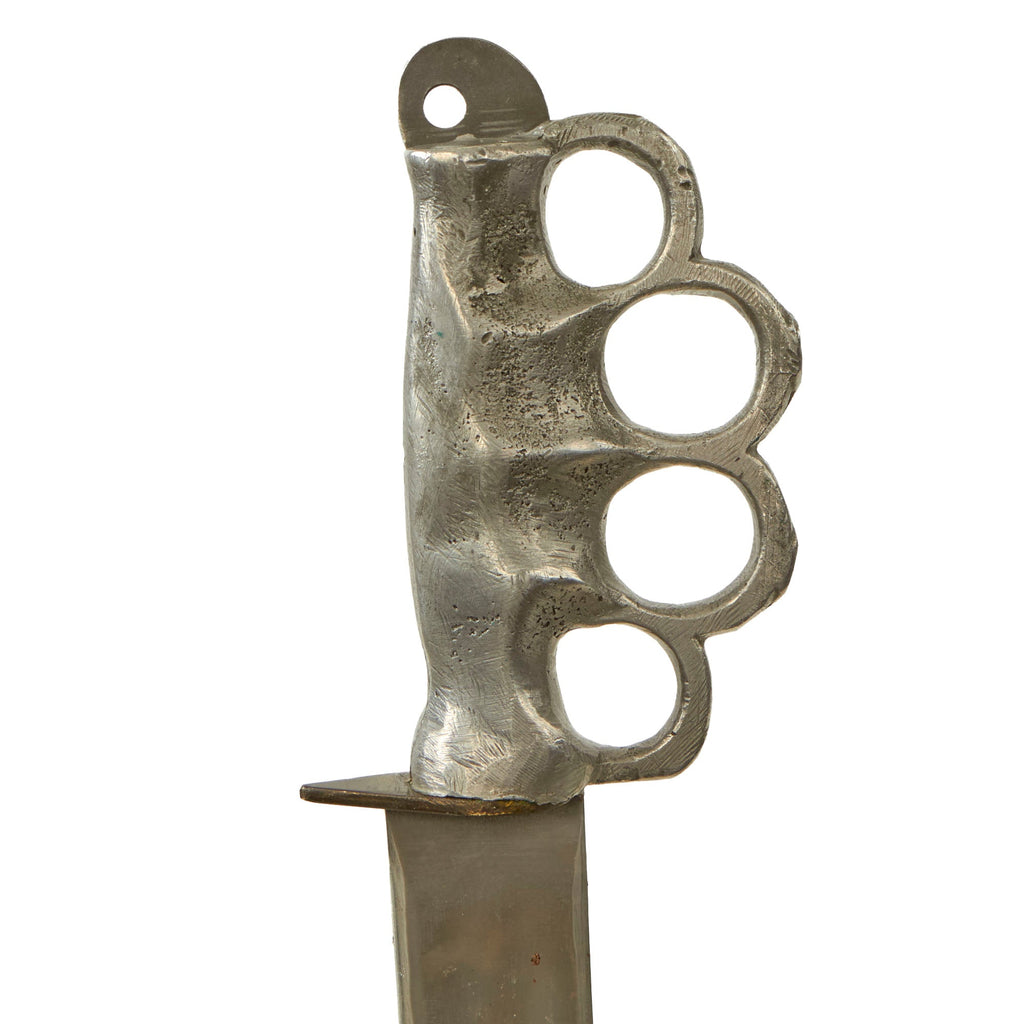 Original U.S. WWII Heavy Lead Cast Theater-Made Knuckle Knife with Cus ...