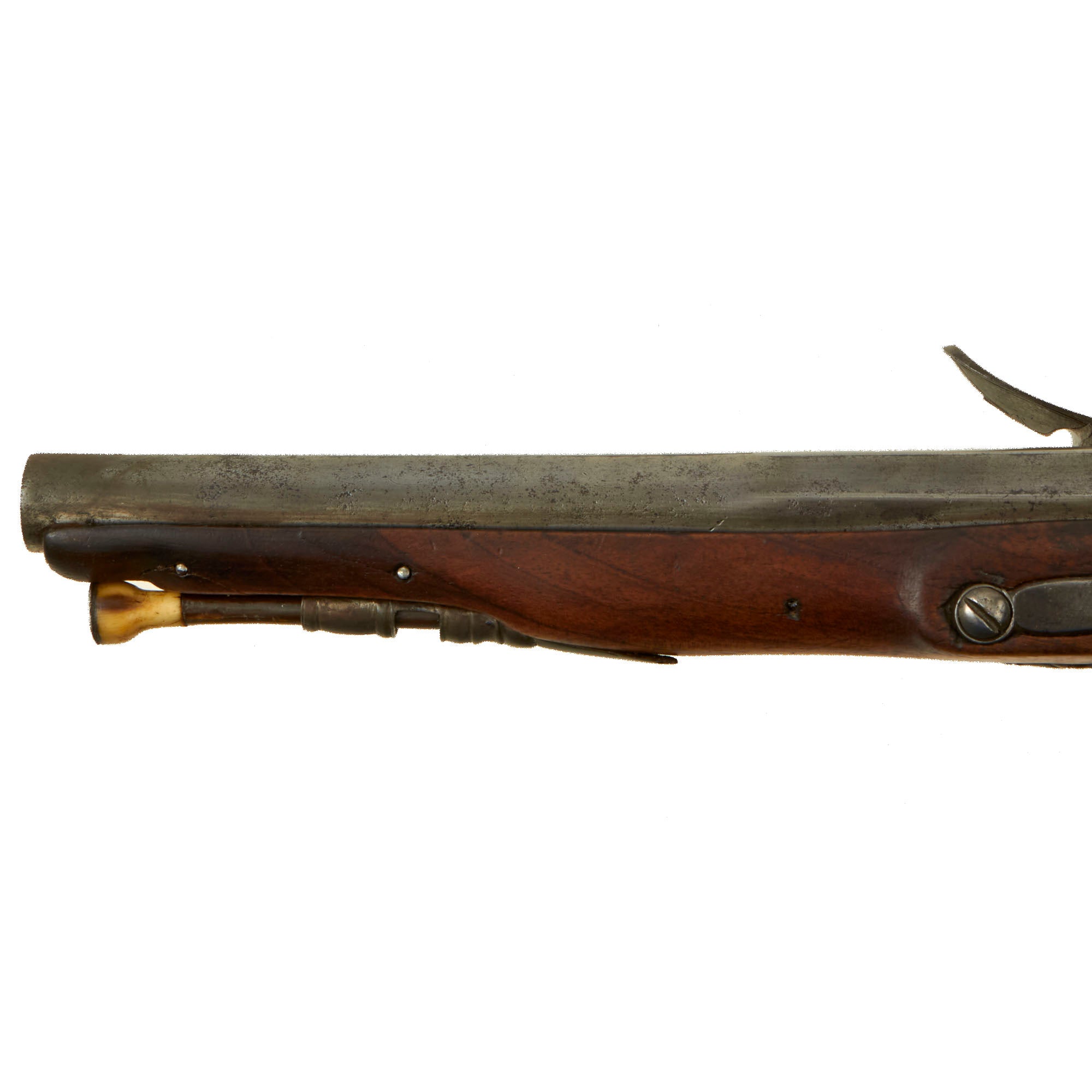 Original French Late 18th Century Flintlock Pistol with Faded Maker Ma ...