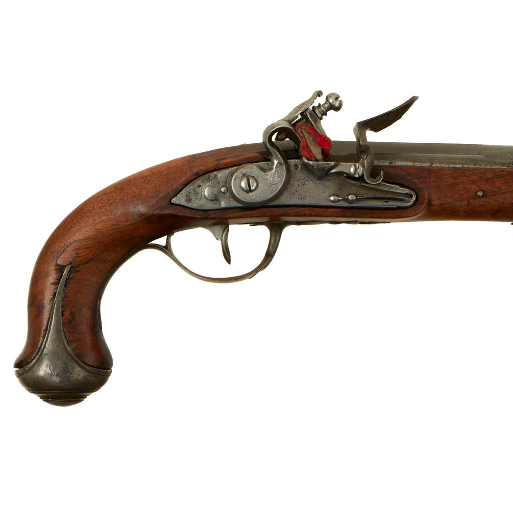 Original French Late 18th Century Flintlock Pistol with Faded Maker Ma ...