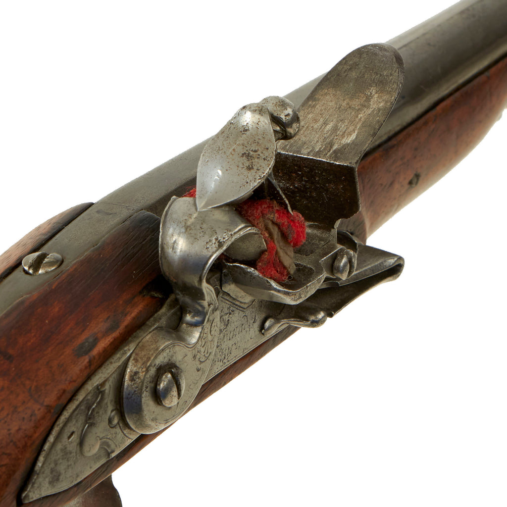 Original French Late 18th Century Flintlock Pistol with Faded Maker Ma ...