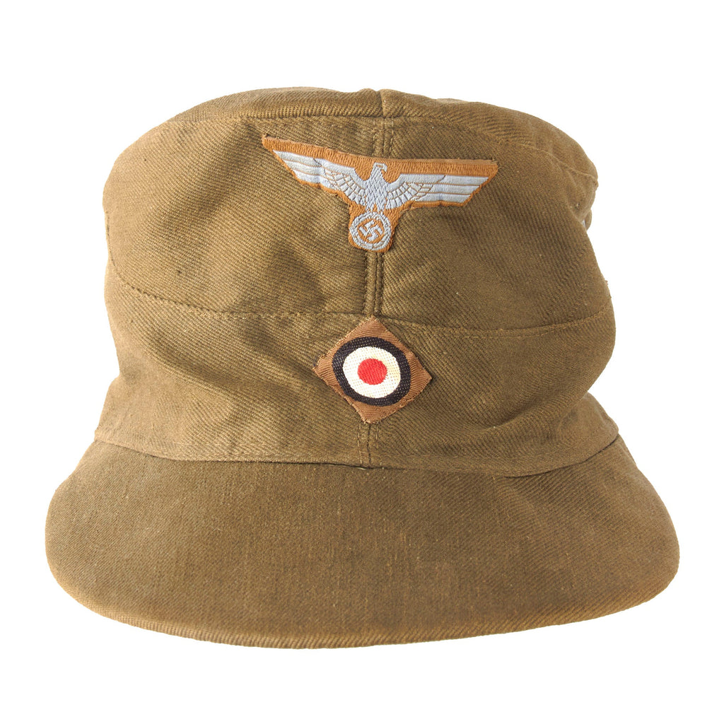 Original German WWII Deutsches Afrika Korps DAK M43 Field Cap by Bayer ...