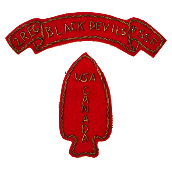 Original U.S. WWII FSSF 2nd Regiment “Black Devils” Italian-Made Bulli ...