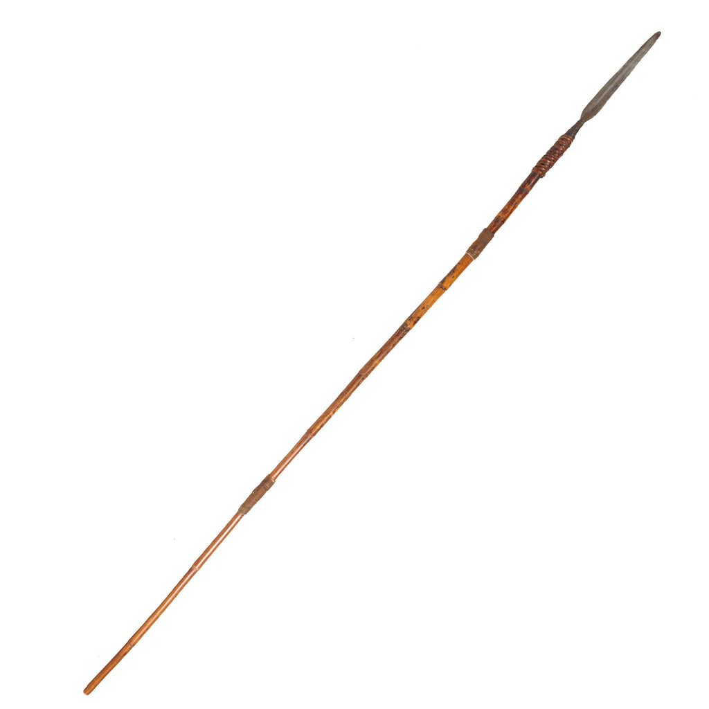 Original Early 19th Century Philippine Moro Sibat Budjak Spear - 67 In ...