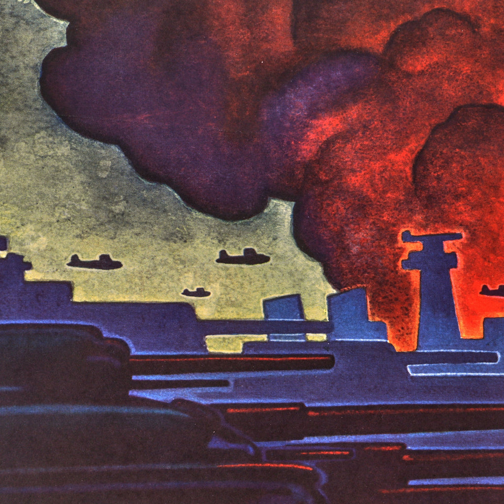 Original U.S. WWII United Nations Fight For Freedom Propaganda Poster ...