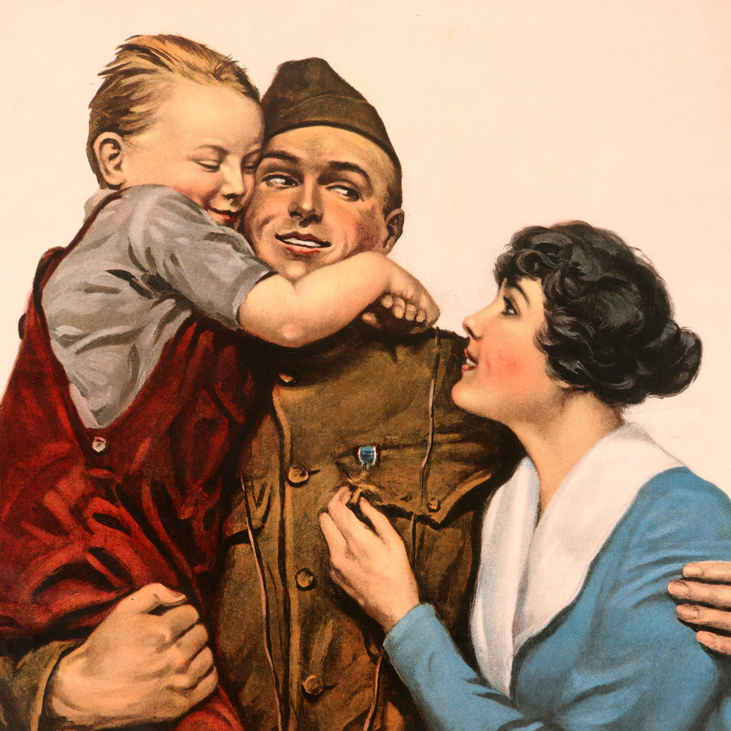 Original U.S. WWI Propaganda Poster For Home and Country - Victory Lib ...