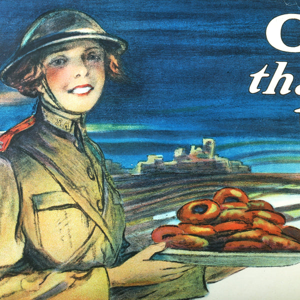 Original U.S. WWI Rare Framed “Salvation Army Lassie” Doughnut Girl Un ...