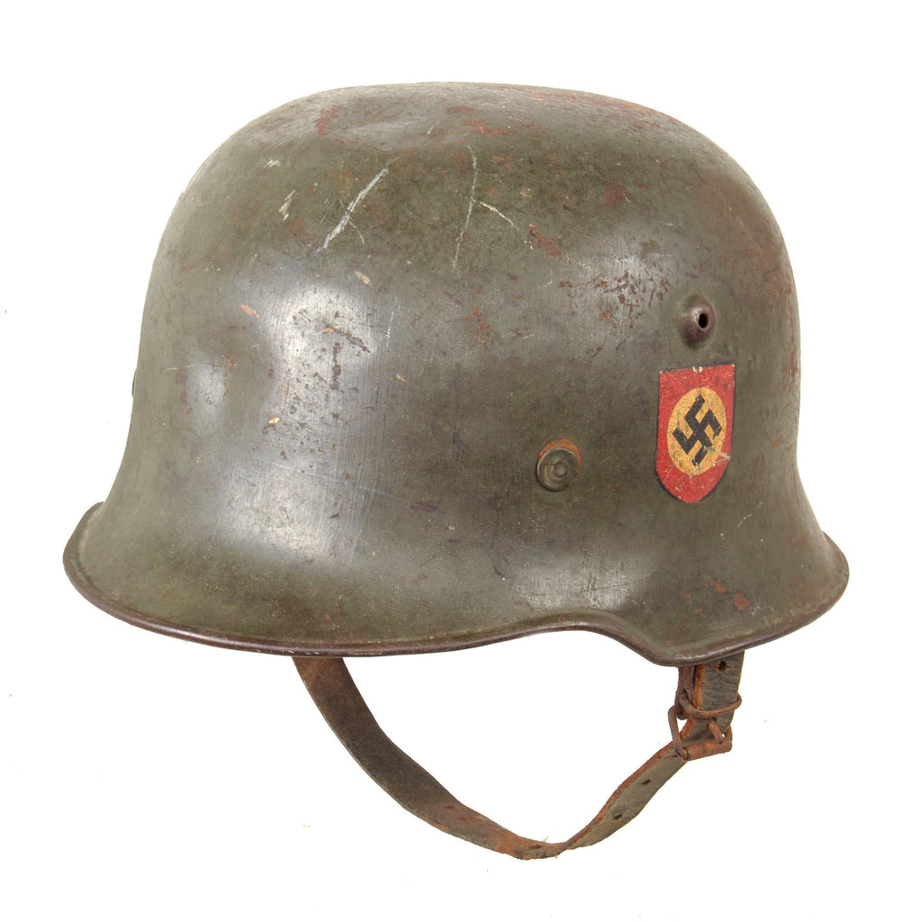 Original German WWII SS Sicherheitsdienst SD Double Decal M34 Style Ed ...