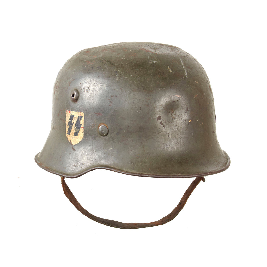 Original German WWII SS Sicherheitsdienst SD Double Decal M34 Style Ed ...
