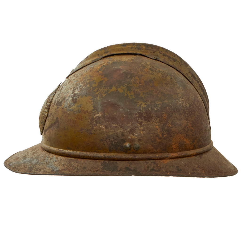 Original French WWI Model 1915 Adrian Helmet Shell with Siam Thailand ...