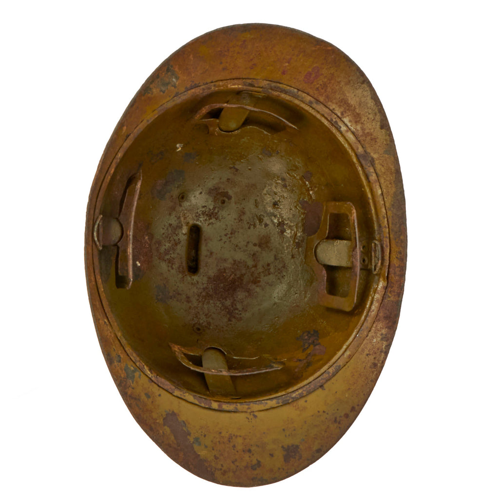 Original French WWI Model 1915 Adrian Helmet Shell with Siam Thailand ...