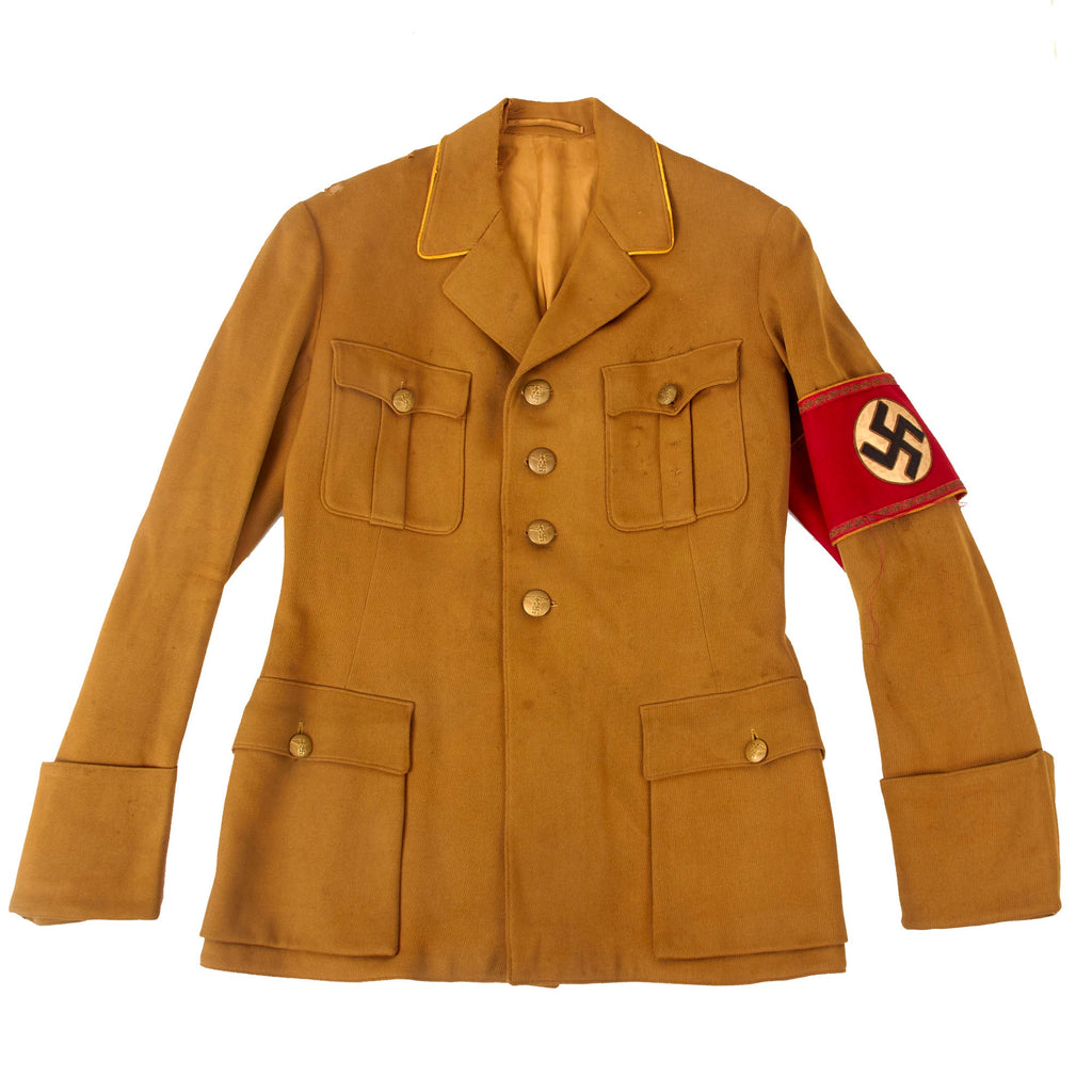 Original German WWII NSDAP Reich Group Community Leader Uniform & Grea ...