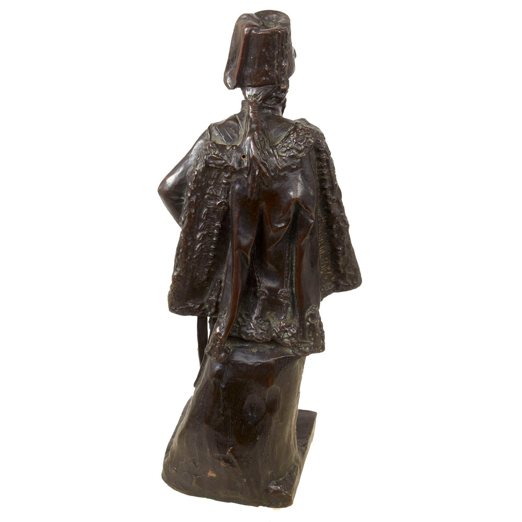 Original German WWI Era Large Hussar Soldier Bronze Statue by Hermann ...