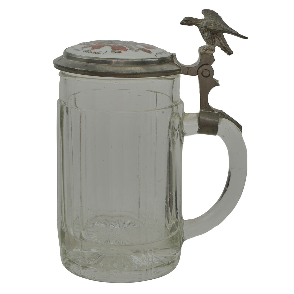 Original Imperial German Pre-WWI Foundation Day Glass Stein with Hand ...