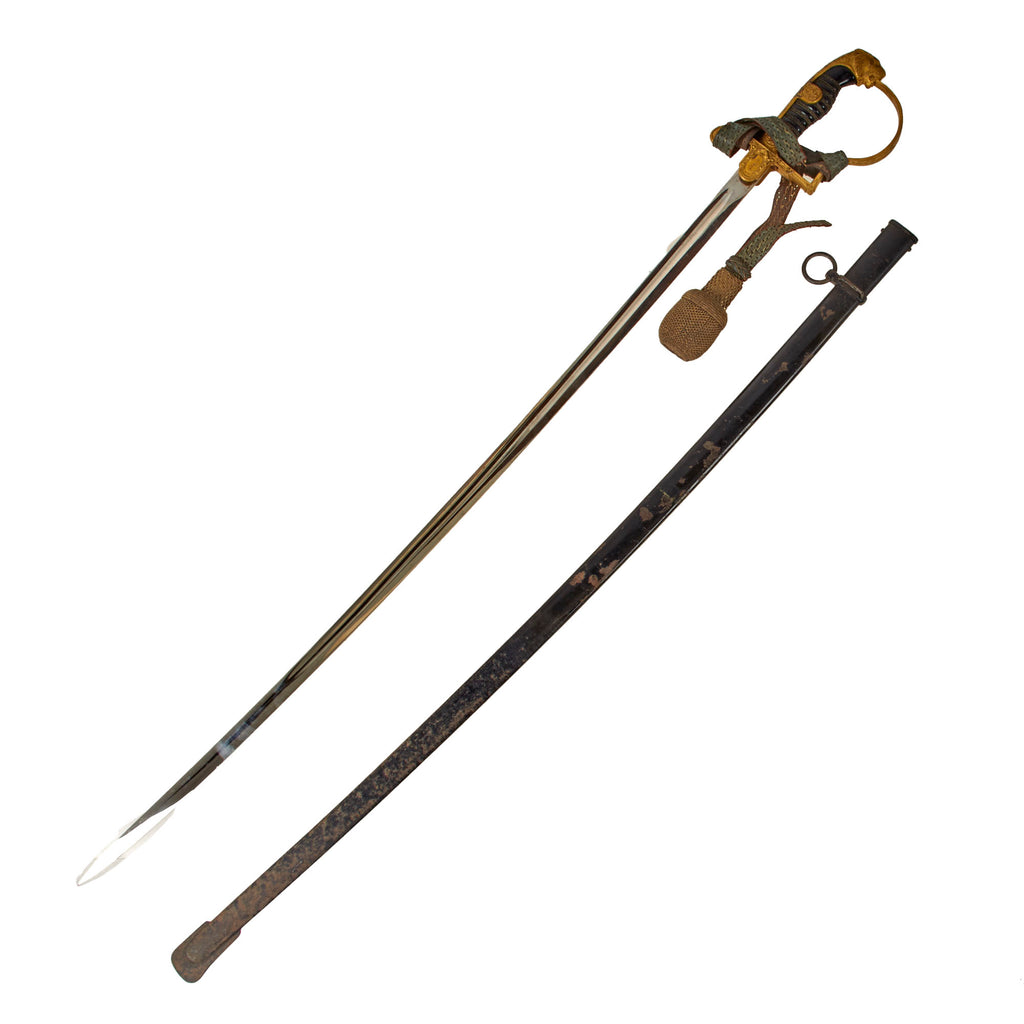 Original German WWII Early Model 1695 Army Officer's Lion Head Sword b ...