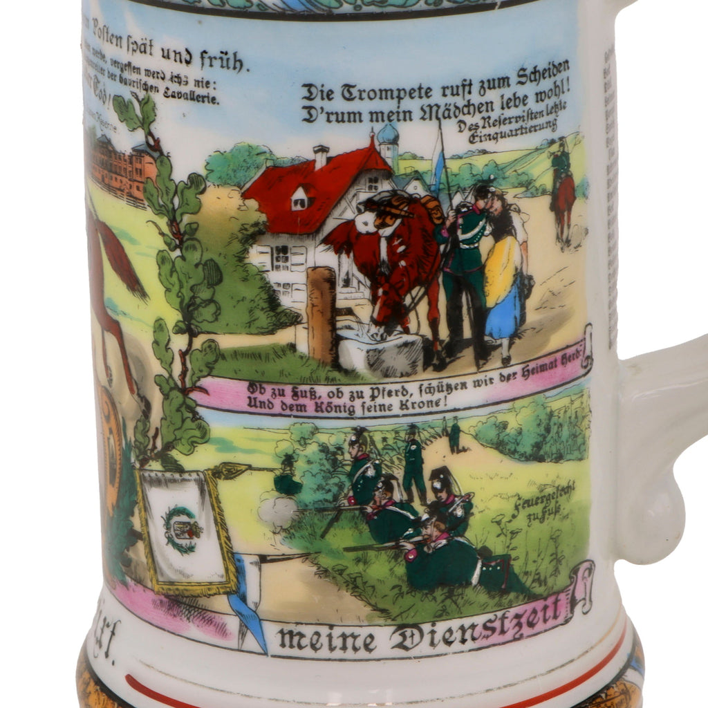 Original Imperial German WWI Era 2nd Royal Bavarian Uhlans “König” Lid ...