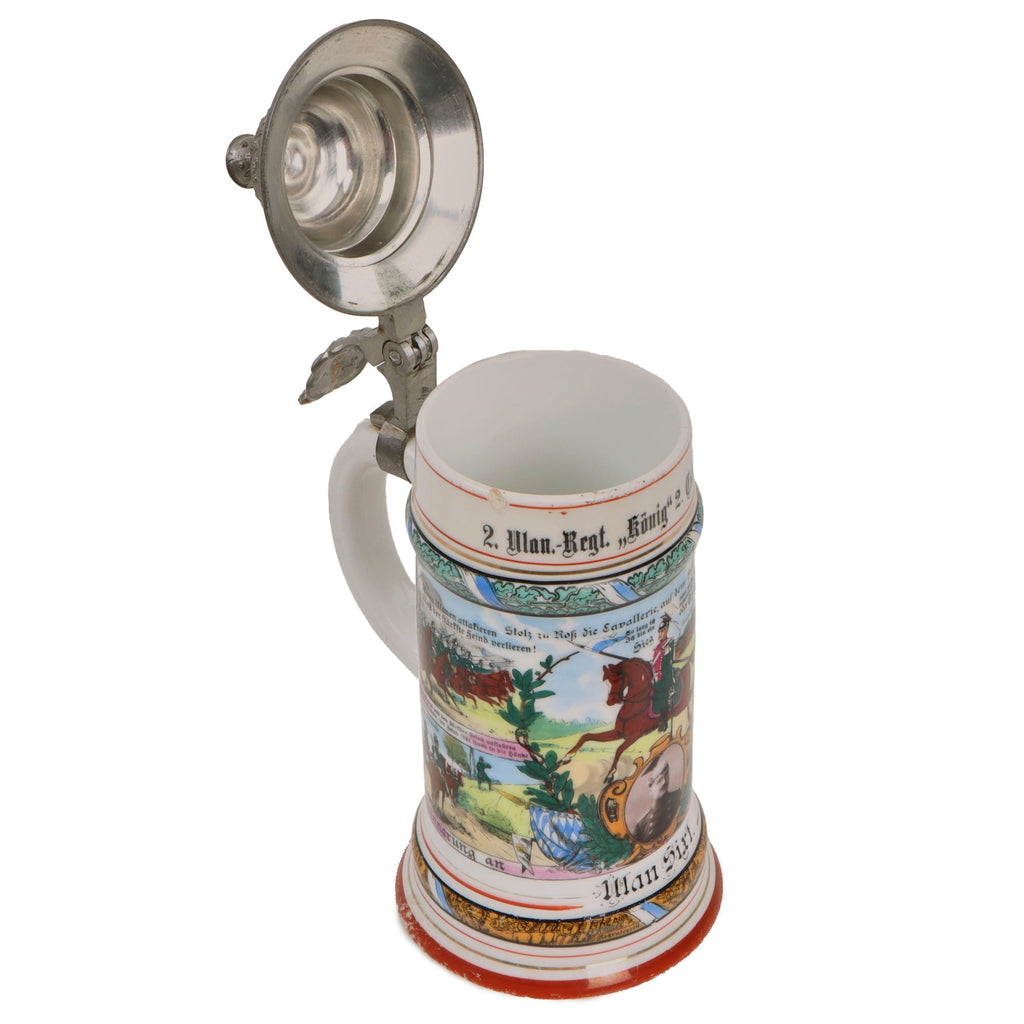 Original Imperial German WWI Era 2nd Royal Bavarian Uhlans “König” Lid ...