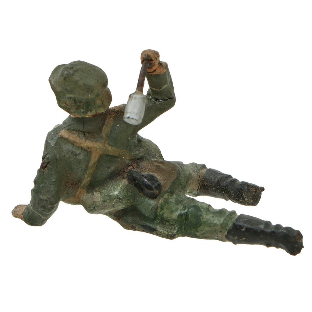 Original German WWII Era Lineol Toy Soldiers - Lot of 6 - Machine Gunn ...