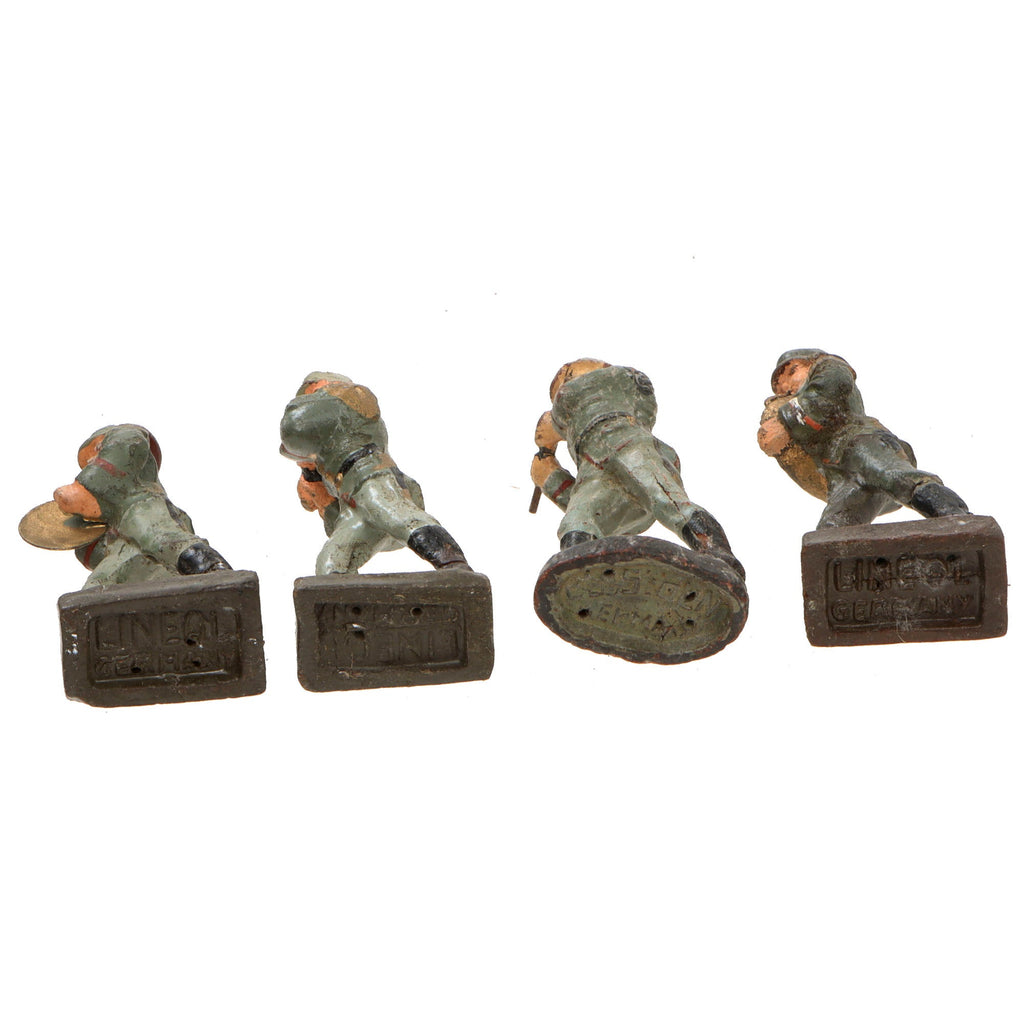 Original German WWII Era Lineol Toy Soldiers Marching Band Lot - Lot o ...