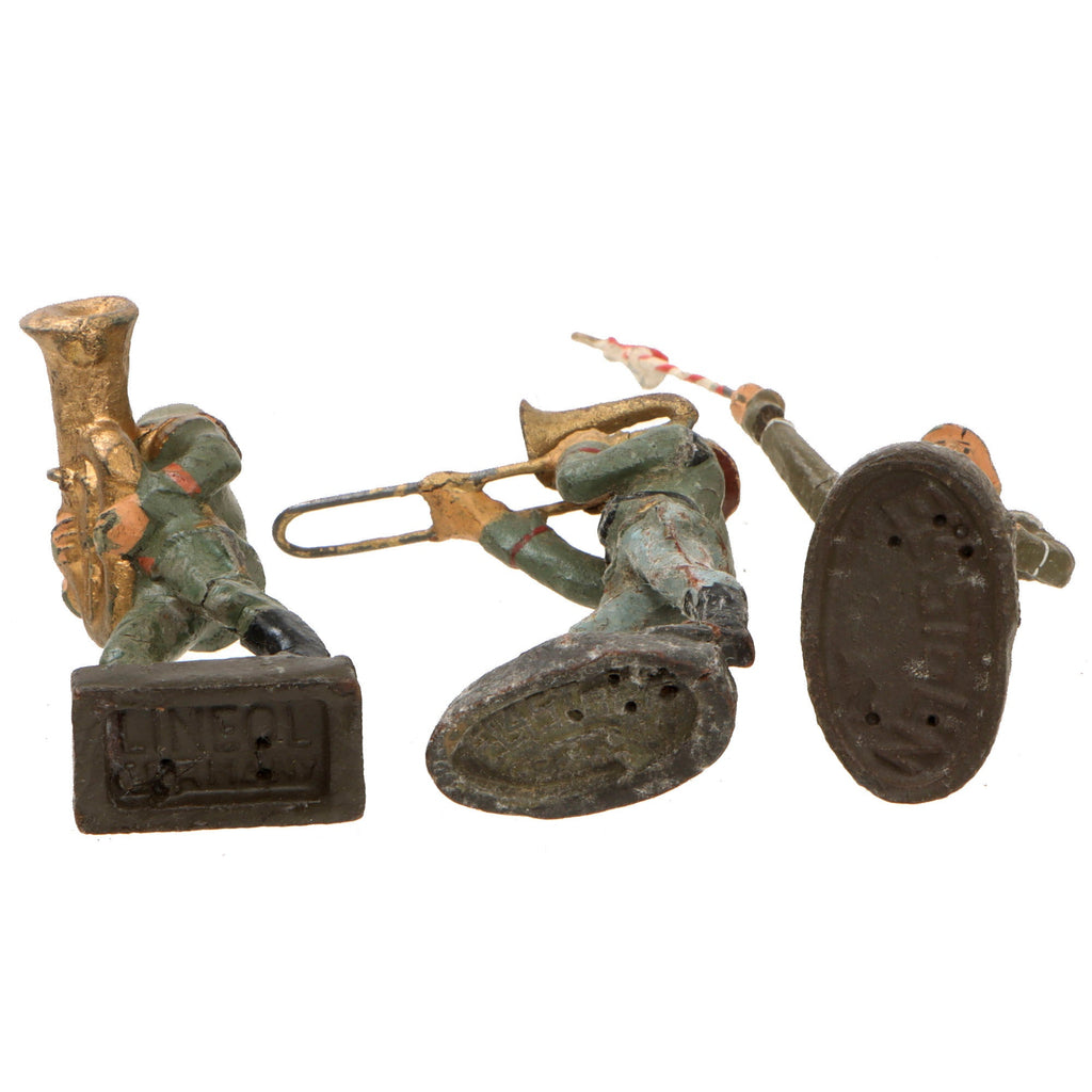 Original German WWII Era Lineol Toy Soldiers Marching Band Lot - Lot o ...