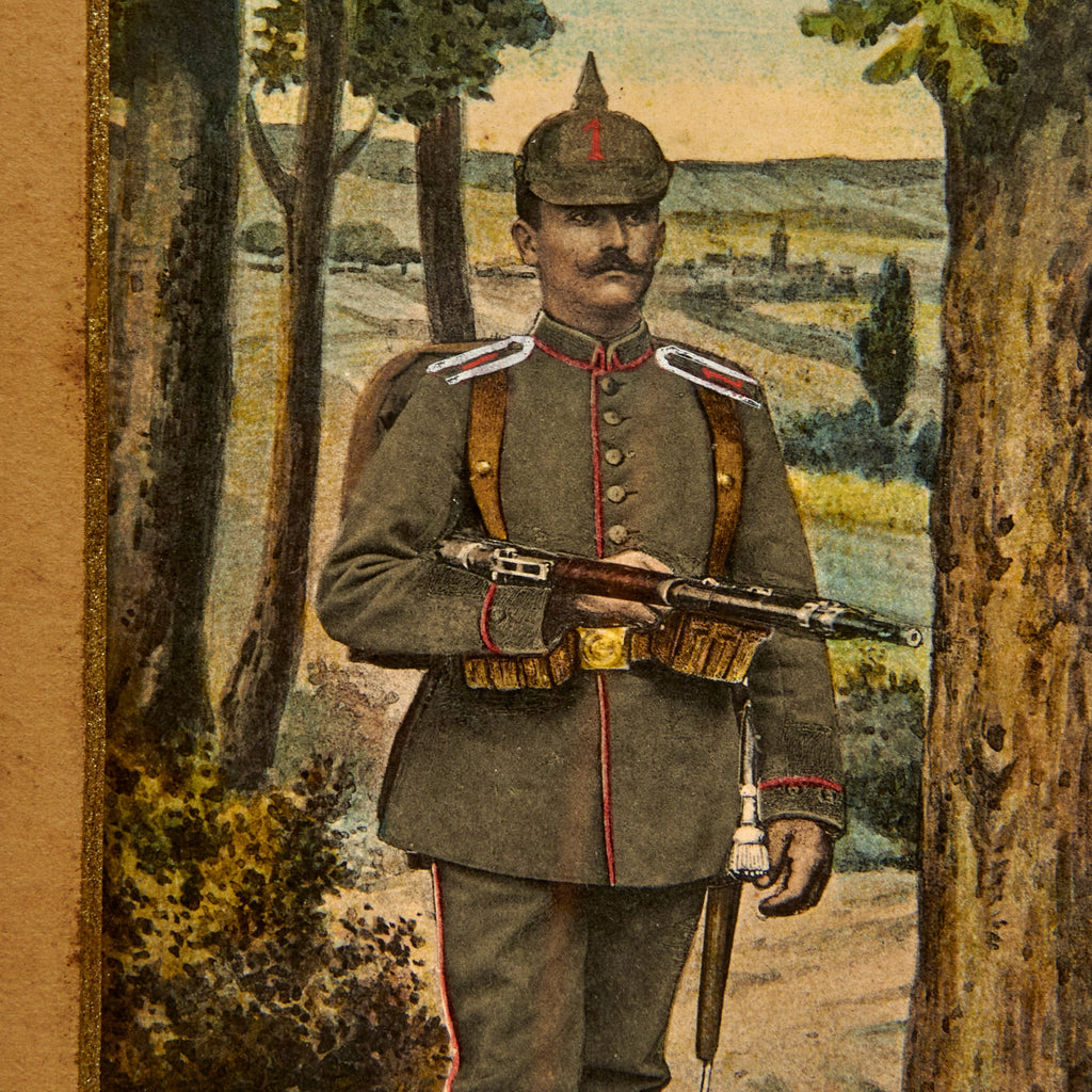 Original Imperial German WWI Framed World War 1914-15 Soldier Portrait ...